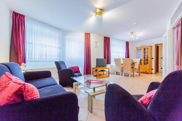 Residenz Meeresbrandung 1 Mit Souterrainterrasse Zum Süden ,2xtv, Einbauküche, Geschirrspüler, Schwimmbad, Sauna ,Pkw-stellplatz, Wlan ! - Duhnen