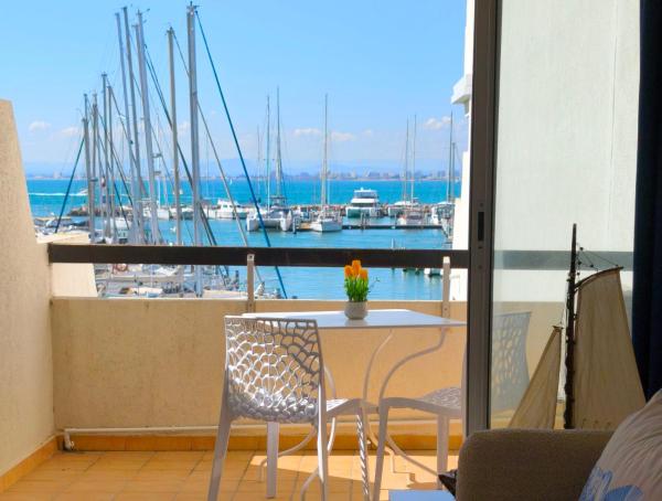 Adoya Plage Beach Studio Sea And Port View Free Parking Wifi Pool, Tennis - Plage de l'Espiguette