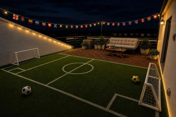 Leeps 25 - Karaoke Dome Hot Tub Games Makeup Station & Rooftop Soccer - Dallas, TX
