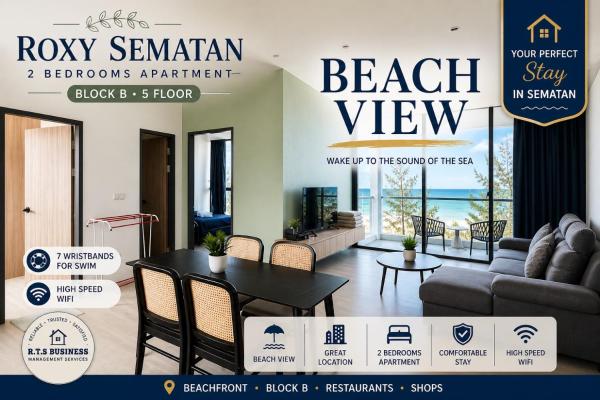 Rts - Roxy Beach View Apartment Sematan - Sematan