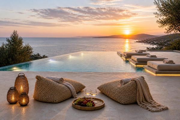 Aethra Villa - Infinity Pool & Panoramic Sea View - Lindos