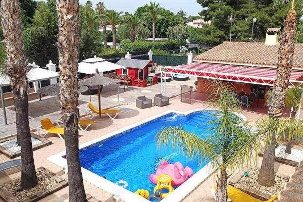 Elche Ideal Familias Wifi Aire Piscina Barbacoa - Elche