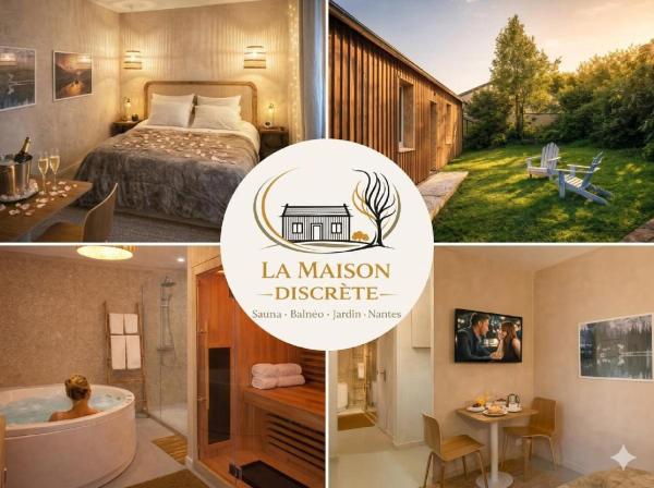 La Maison Discrète - Sauna Balnéo, Jardin - Nantes - Bouguenais