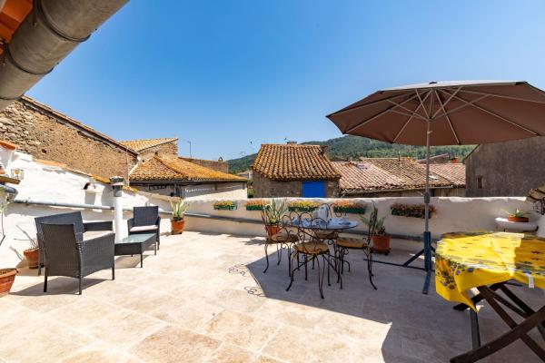 La Maison Bleue D'oupia - Avec Grande Terrasse - Minerve