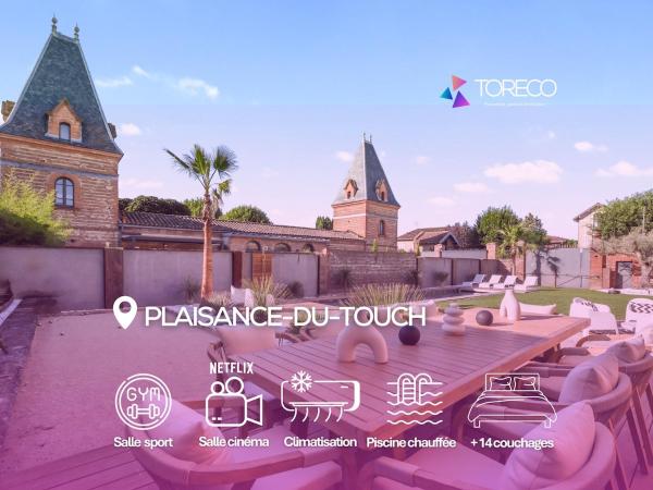 Cocon Prestige - Piscine-pétanque-cinéma-sport-15personnes - All Inclusive - Muret