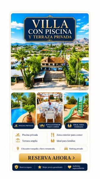 Villa En Lorca Piscina Vistas Terraza Y Barbacoa-venta Ruizo - Lorca