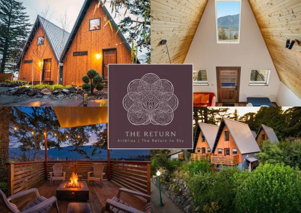The Return To Artbliss - A-frame Cabin - Stunning Views - Carson, WA