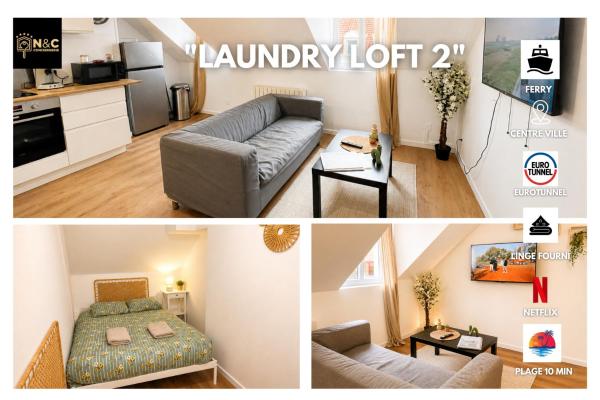 Laundry Studio 2 - Proche Gare- Centre Ville- Cnpe - Calais