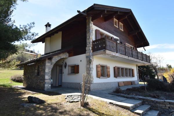 Grand Chalet Vercorin Pour 10 Personnes Avec Jardin Bbq Parking Privé Et Sauna - Grimentz
