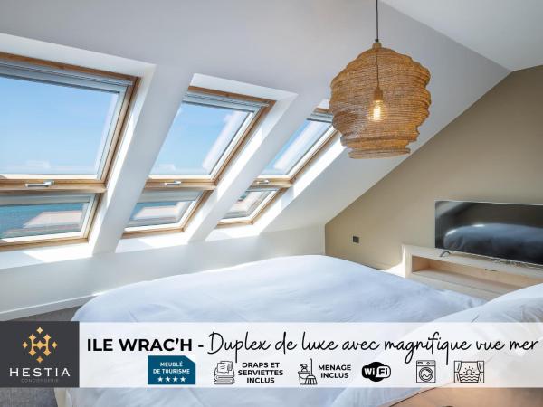 Ile Wrach - Duplex De Luxe Avec Magnifique Vue Mer - Ploudalmézeau