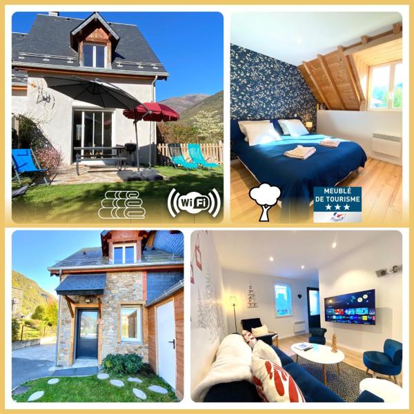 Les Trois Chalets - Jardin Terrasse 7 Personnes - Saint Mamet Luchon - Bagnères-de-Luchon