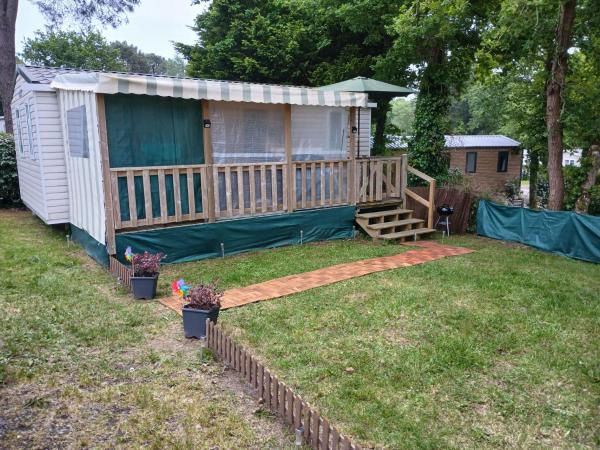 Mobil-home Cosy 4-6p - Calme Et Detente - Terrasse Couverte - 4 Etoiles - Trégunc