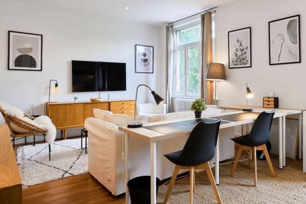 Bel Appartement 2 Chambres Avec Espace Travail - Gare Lille Flandres