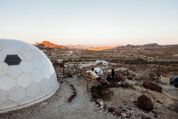 Fantastic Secluded Dome With Great Desert Views In Terlingua, Texas - テキサス州