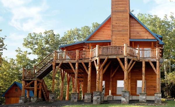 Expansive Log Cabin Rental In Foothills Of Blue Ridge Mountains, North Carolina - Black Mountain, NC