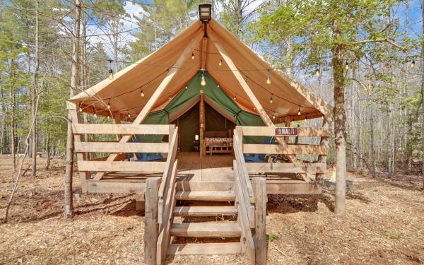 Ultimate Glamping Adventure In Suches, Georgia With A Safari Tent Retreat - Blue Ridge Mountains
