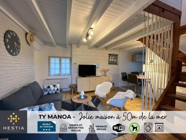 Ty Manoa - Jolie Maison A 50m De La Mer - Landéda