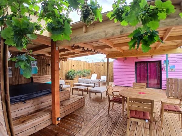 Chalet Caraibes Spa Privatif Les Belles Ouvrières - Sarthe