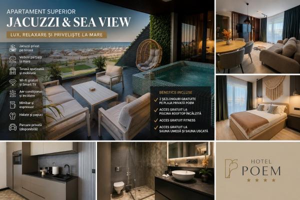 Superior Jacuzzi Apartment Sea Side Terrace - Eforie