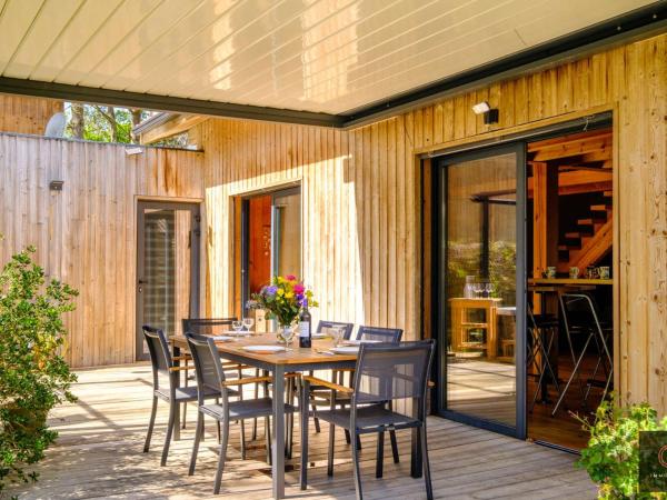 Chalet Avec Jacuzzi Et Pétanque - 6 Pers. - Fr-1-877-22 - Landes