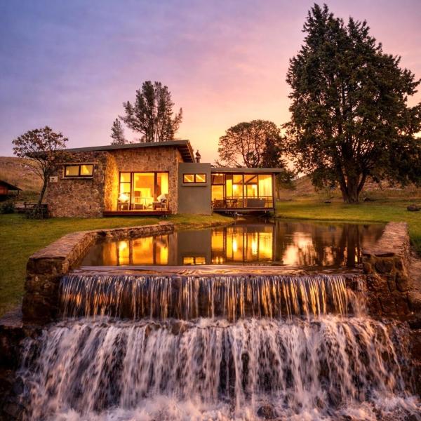 Riverside Villa Fly Fishing Wood-fired Hot Tub - Dullstroom