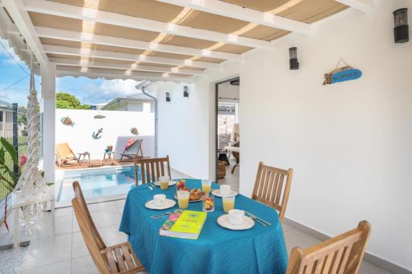 Bungalow Ama 2 Bedrooms Pool & Beach At 20 M - Saint-François