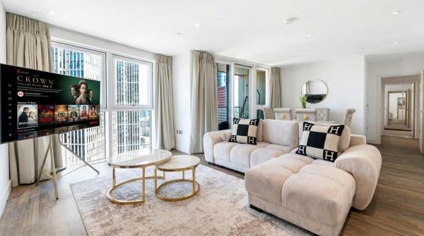 The Instagrammable 2br Skyline Balcony Apartment 2 Min Walk To Nine Elms Station Unforgettable - Greenwich
