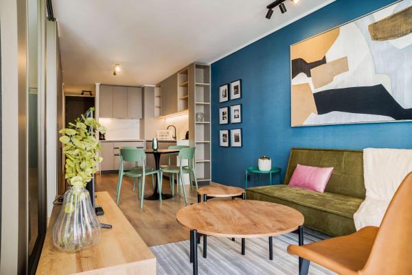 Chic Apartment With Balcony & Pool In Las Condes - Las Condes