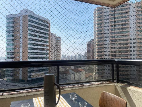 Apê Beira Mar Pra 7 Hóspedes C/ Sacada - Praia Grande