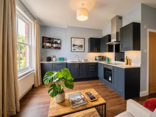 Modern 1 Double Bed-2 Single Beds Flat York City Centre - 5 Min Train Station-city Centre - Fulford
