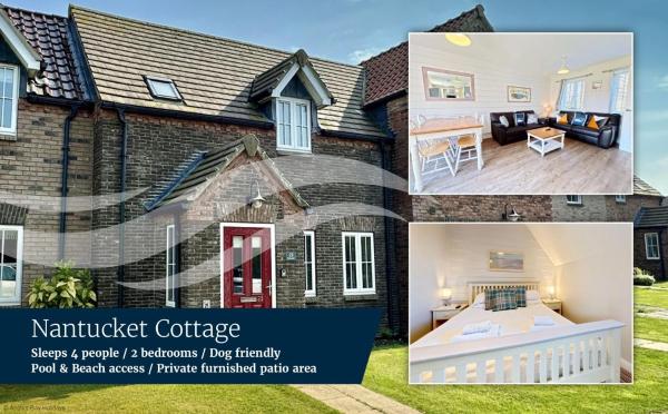 Nantucket Cottage - Part Of The The Bay Filey Holiday Village With Pool, Gym And Direct Beach Access, Pub, Restaurant, Tennis And Meadows Walks - Yorkshire