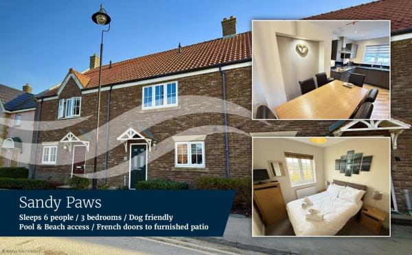 Sandy Paws - Part Of The The Bay Filey Holiday Village With Pool, Gym And Direct Beach Access, Pub, Restaurant, Tennis And Meadows Walks - Filey