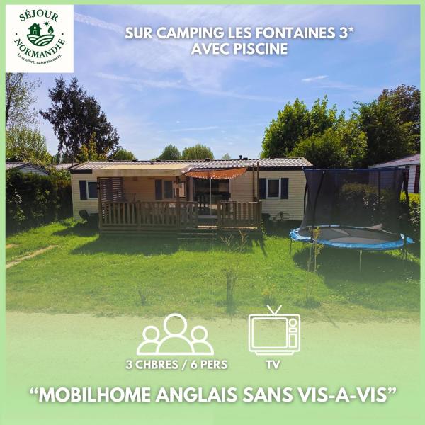 Séjour Normandie - Mobilhome Basic 3ch-6p Avec Tv Dans L'eure - 107 - Anet