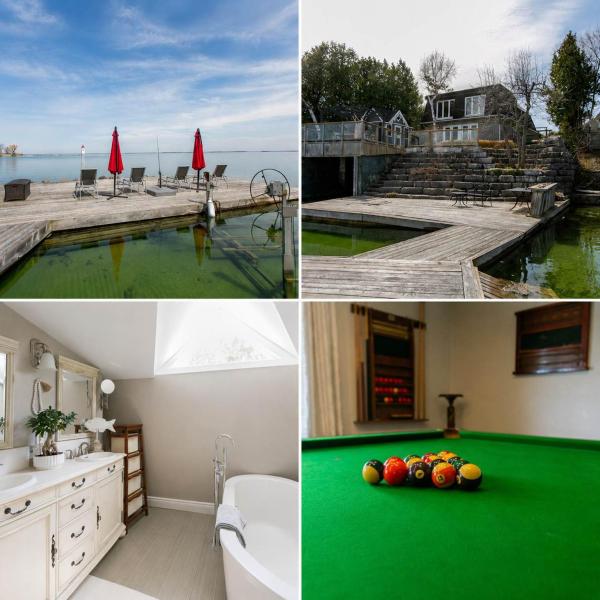 3br Lakefront Retreat With Dock Canoe & Huge Deck - 조지나