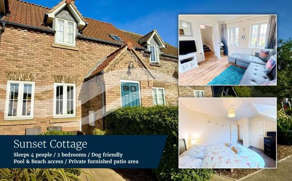 Sunset Cottage - Part Of The The Bay Filey Holiday Village With Pool, Gym And Direct Beach Access, Pub, Restaurant, Tennis And Meadows Walks - North Yorkshire