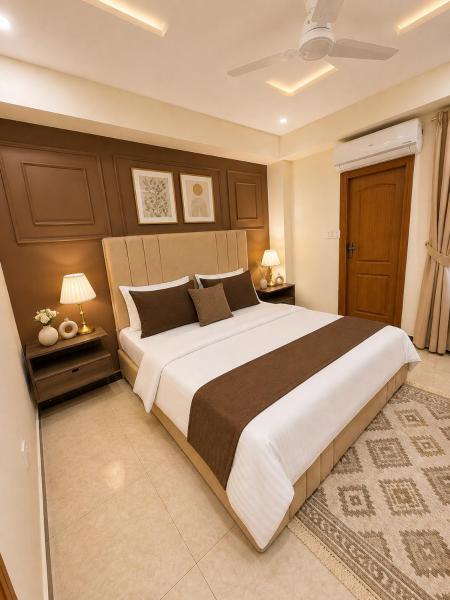Golden Haven 2 Bedroom Apartment Ac,wifi, Netflix,with The Perfect View - Islamabad - Islamabad