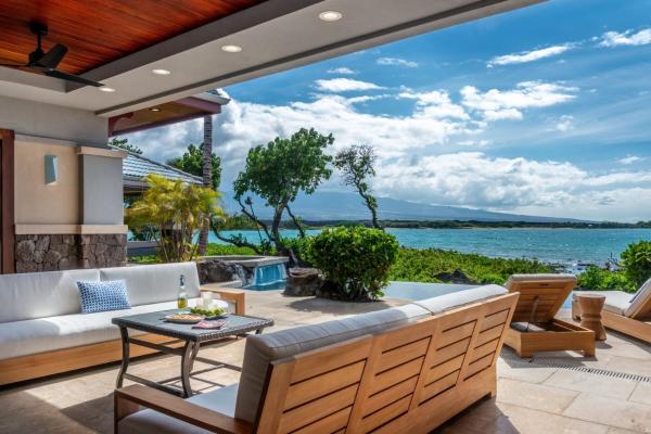 New Luxury Oceanfront 4-bedroom Villa With Movie Theater Private Pool Hot Tub And Free Car With 6 Nights Hale Nani At Kolea Kai By Kbm Resorts - Waikoloa Village, HI