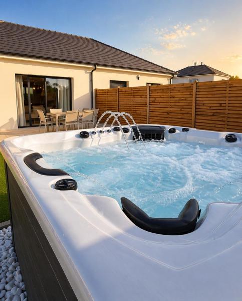 Wesvillas No2 Modern House, Private Jacuzzi - Beuzeville