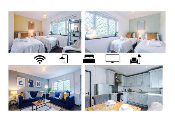 Stylish Home - 5g Wifi - Free Off-road Parking - Sleeps 7 - Salford