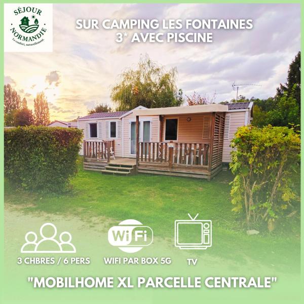 Séjour Normandie - Mobilhome Confort 3ch-6p Avec Wifi-tv Dans L'eure - 164 - Eure