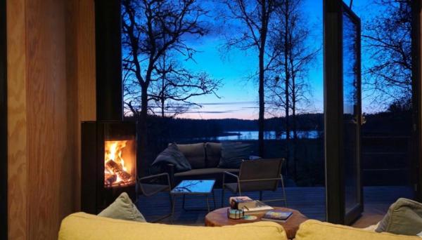 Panorama Studio - Sauna, Lakeview & Fireplace - Munkedal