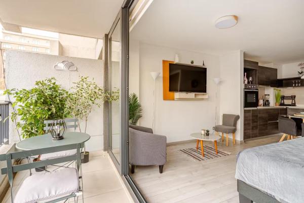 Departamento Suite, Centro Turístico Santiago, Aire Acondicionado Y Calefacción, Terraza Privada, Cowork, Palacio De La Moneda - Santiago