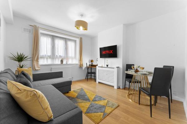 1br Excel & Canary Wharf, Fast Wifi, Workspace & Parking - Bromley