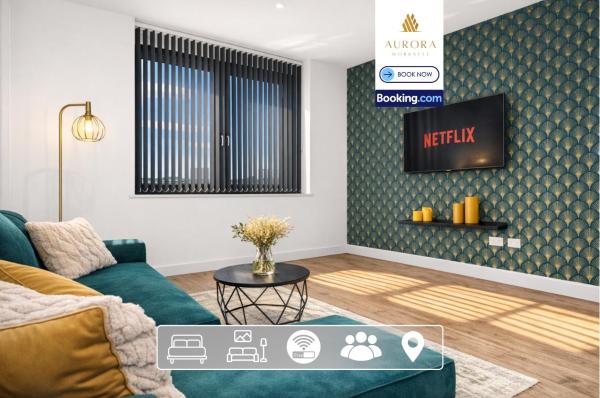 Stylish 1br With Private Parking By Kew Gardens By Aurora Worknest Short Lets & Serviced Accommodation London - Surbiton