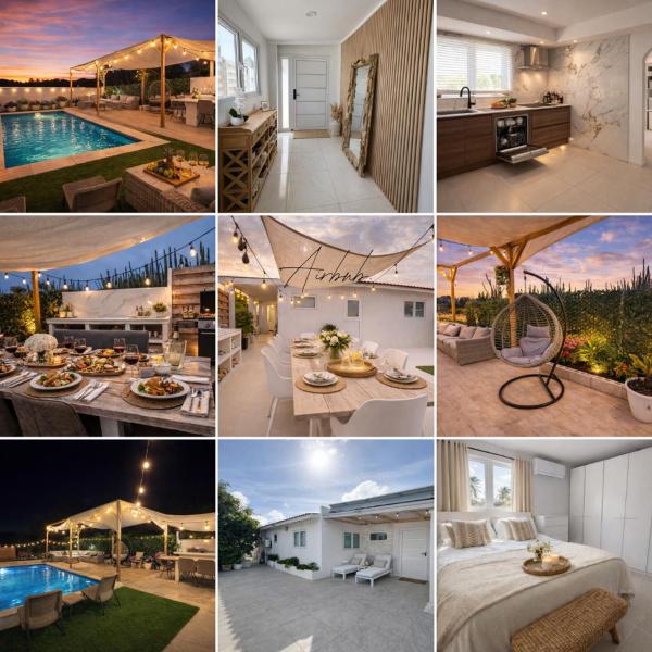 5br Villa Aruba With Pool Sleeps 10 Family Friends - Aruba