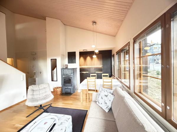Ruka Center Chalet 3b4 - Ski-in Ski-out - All Services Nearby - Ac - Fireplace - Wifi - Own Parking Place - Kuusamo