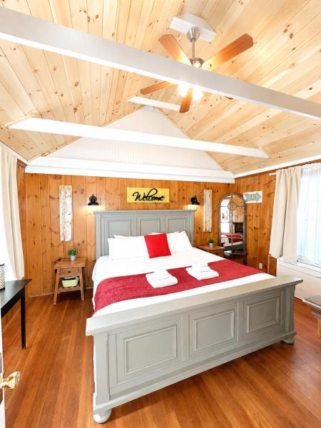 Cottage 12 - Year Round - Pet Friendly 50 Fee -1 King Bed 1 Bath & Courtyard - Lake Winnipesaukee, NH