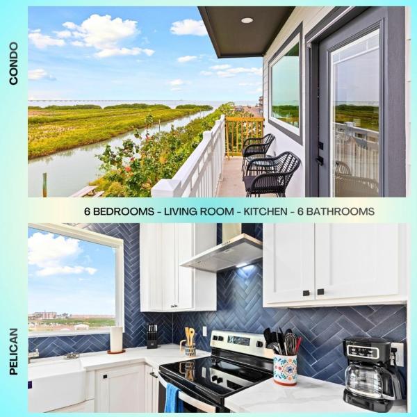 Pelican Trio 3 Coastal Suites For Large Groups - South Padre Island