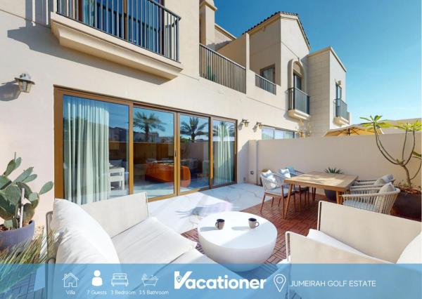 Vacationer Holiday Homes L Elegant 3 Bed Villa L Golf Course In The Community - Dubaï