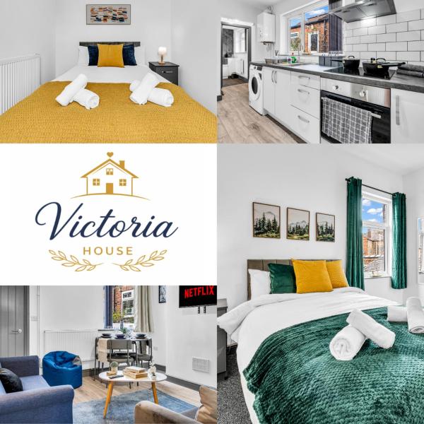 Victoria House 3br Near Royal Stoke Hospital With Parking - Castleton